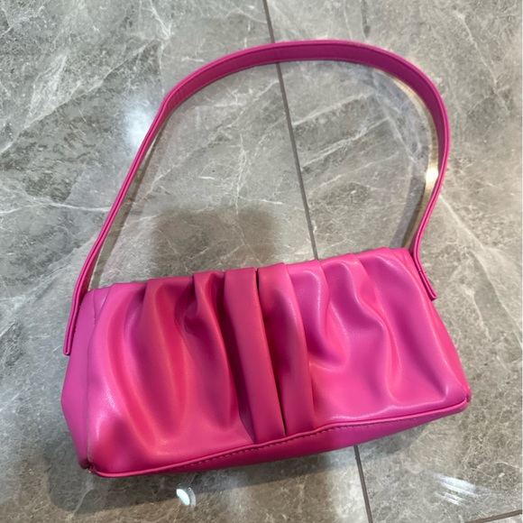 ASOS | Bags | Asos Small Shoulder Bag In Pink Perfect Condition | Poshmark